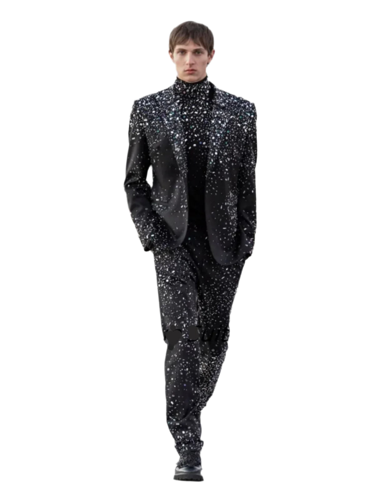 Luxury Full Crystal Suit